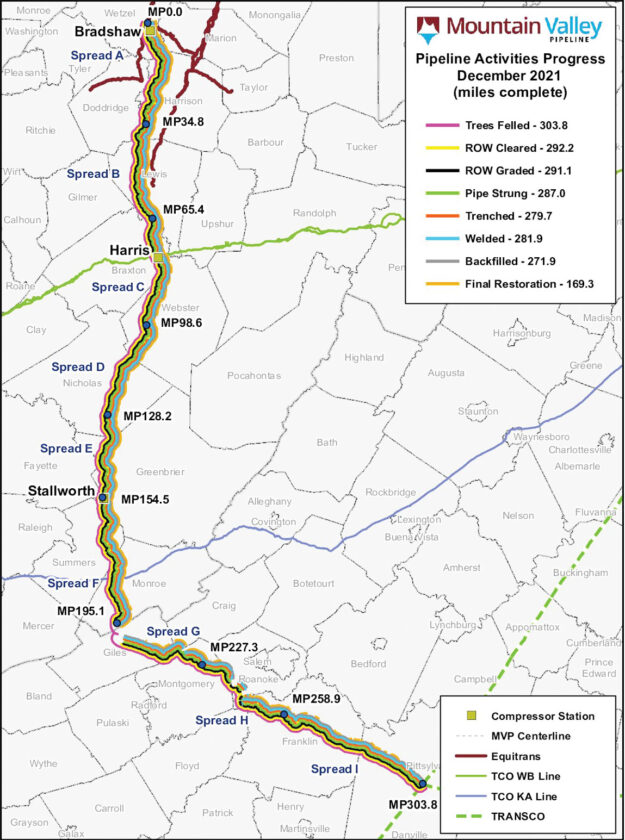 Mountain Valley Pipeline part of debt agreement | News, Sports, Jobs ...